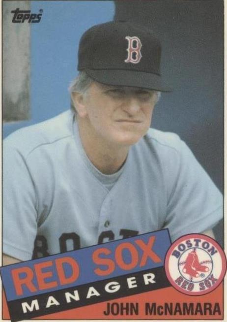 1985 Topps Traded - John McNamara #84T Collector's Edition (Tiffany) for sale online | eBay