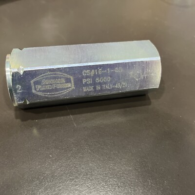 CS#16-1-65 : AFP Inline Check Valve, 5000psi and 40GPM rated, #16 SAE ...