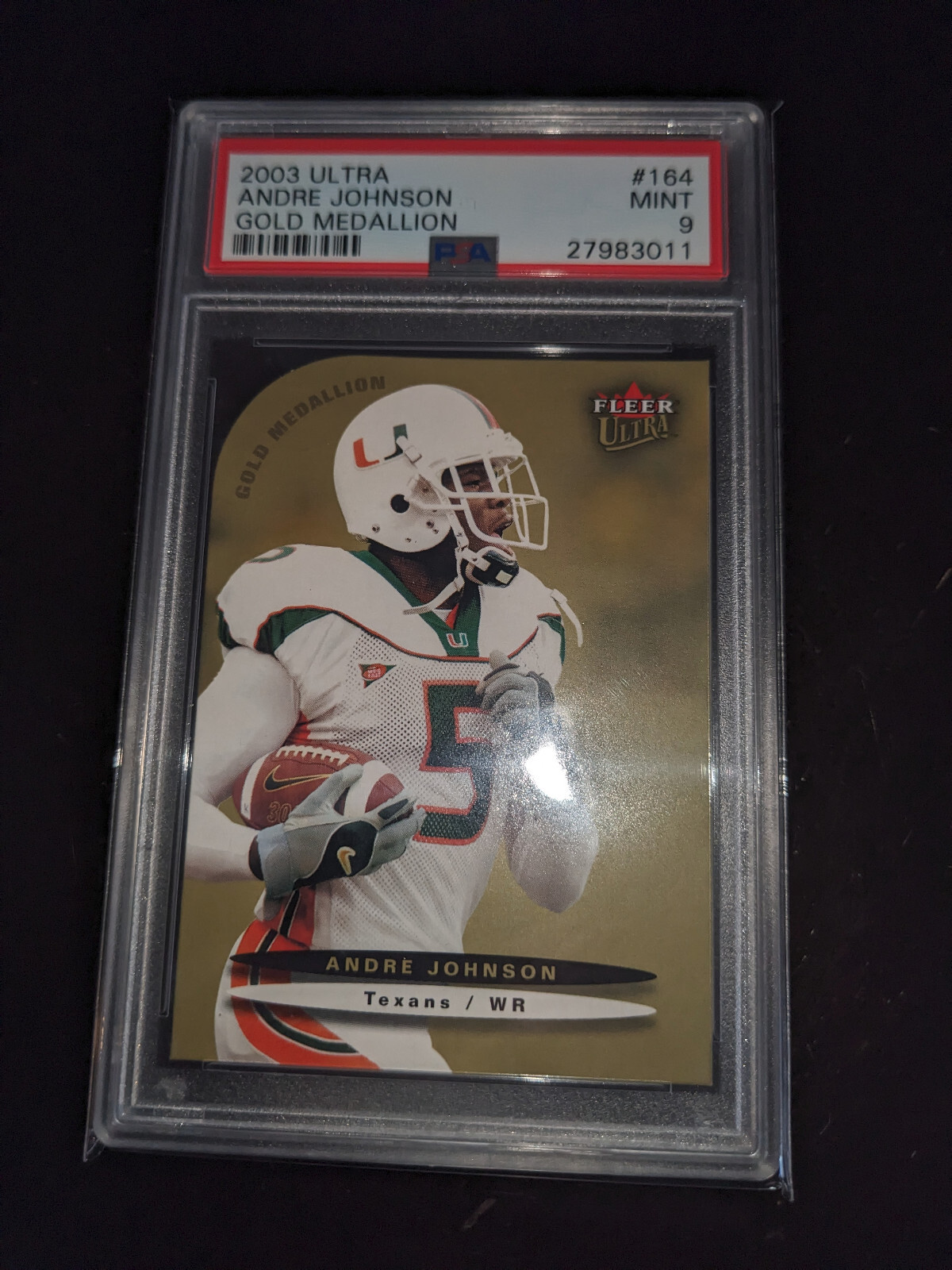 2003 Fleer Ultra - Gold Medallion #164 Andre Johnson (RC) for sale ...