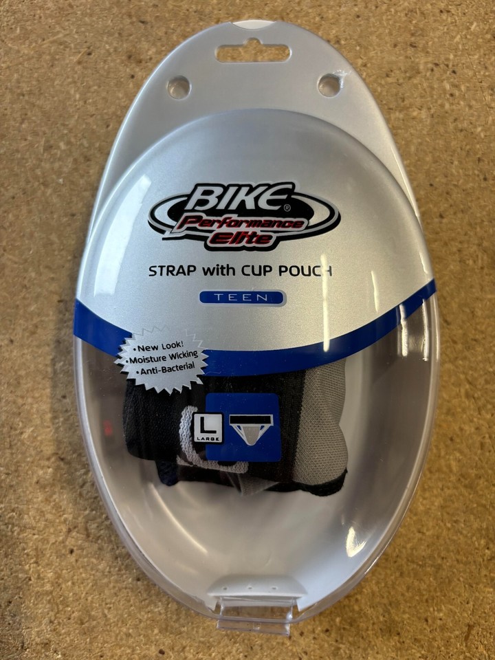 NEW BIKE ATHLETIC STRAP SUPPORTER JOCKSTRAP W/CUP POUCH TEEN LARGE ...