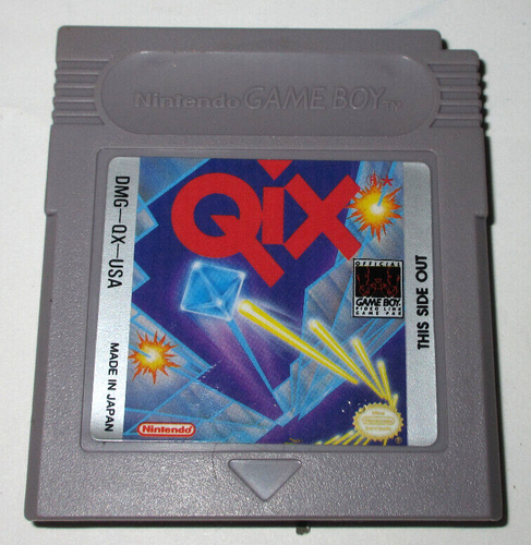 Qix Nintendo Gameboy Game Authentic Vintage Video Game Cartridge NES ...