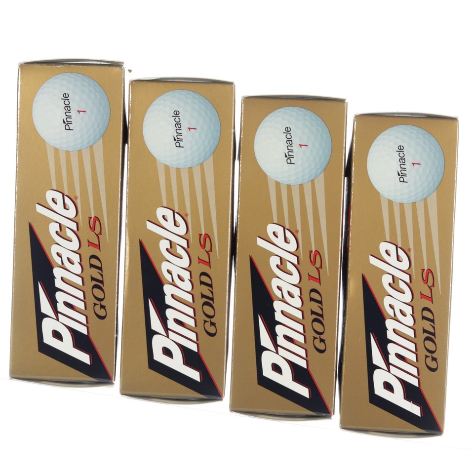 Pinnacle Gold LS Golf Balls 12 balls (4 x 3 pack) | eBay