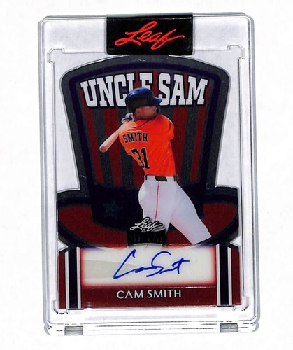 2025 Leaf Metal Uncle Sam Cam Smith 1/1 Auto Autograph Die Cut Card ...