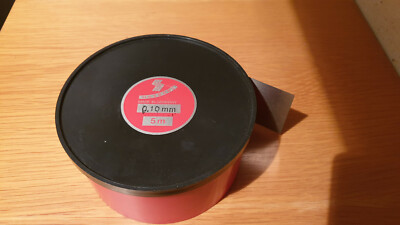 Hasberg - 0.10mm Precision Thickness Strip 50mm x 5 Mts Calibrated Shim ...