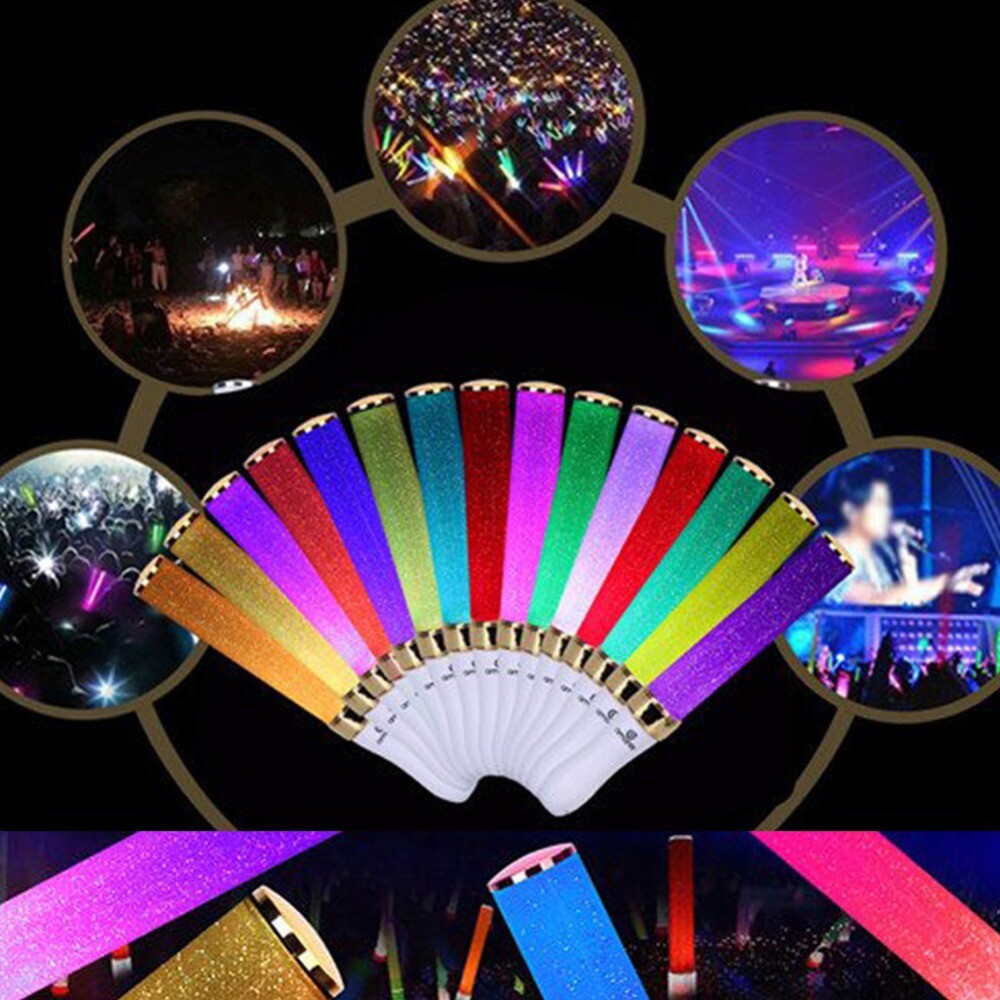 Celebration 15 Colors Light Stick LED Glow Stick Battery Powered ...