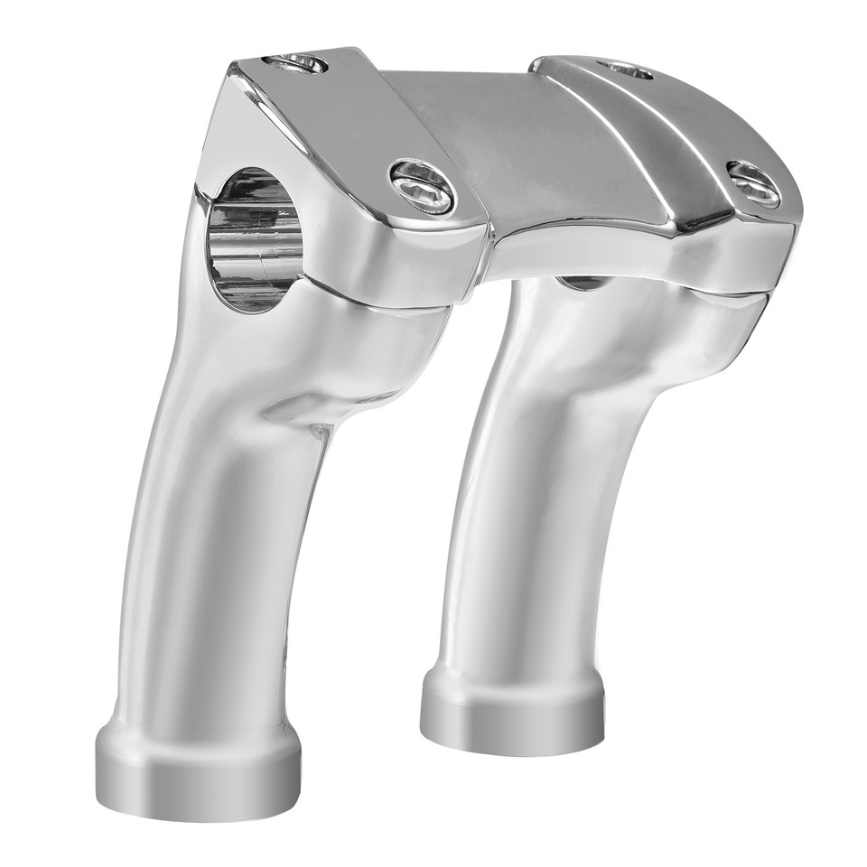 4" Handlebar Riser 1.25" Bar For Harley Softail Fatboy Dyna Low Rider ...