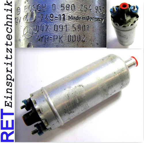 Kraftstoffpumpe BOSCH 0580254950 Mercedes Benz 280 E 300 SE 0020915901 ...