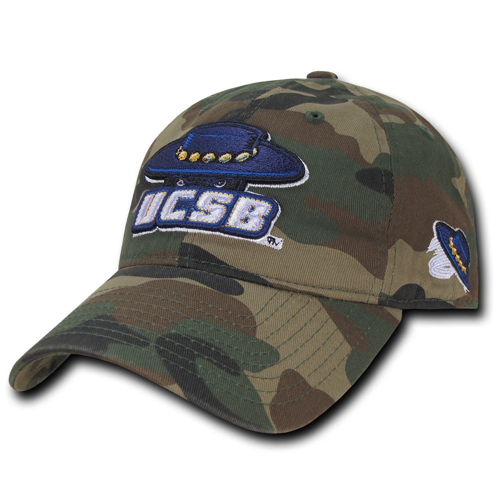 NCAA UCSB Santa Barbara University 6 Panel Relaxed Camo Camouflage ...