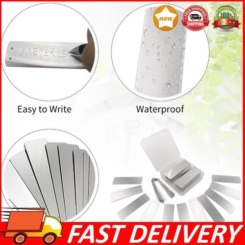 100Pcs Tree ID Tags with Metal Wires Waterproof UV Resistant for Plant ...