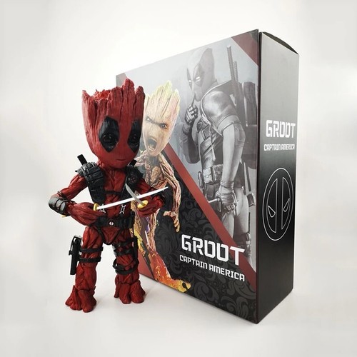 Guardians of the Galaxy Vol. 2 Groot Deadpool Figure Toy In Box NEW ...