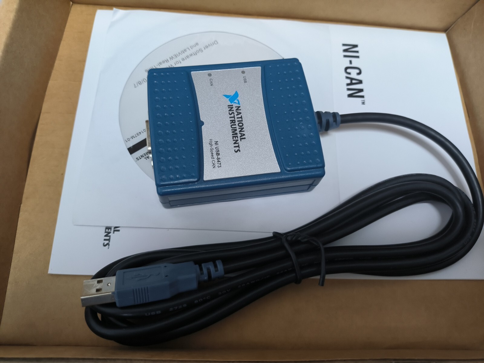 National Instruments USB-8473 CAN Interface Device - Blue for sale ...