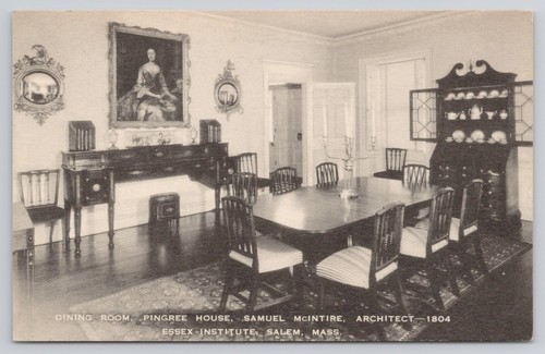 Dining Room Pingree House Samuel McIntire Essex Institute Salem MA ...