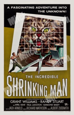 THE INCREDIBLE SHRINKING MAN 1957 ADVENTURE INTO THE UNKNOWN 11 X 17 ...