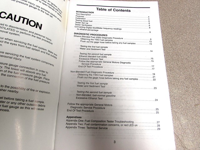 Kent Moore Tool J-44175-a Fuel Composition Tester R2s8 for sale online ...