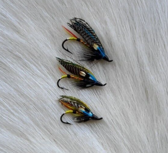 Fly Fishing Flies. Salmon Flies Combo. Jock Scott.. asst. size Hooks ...