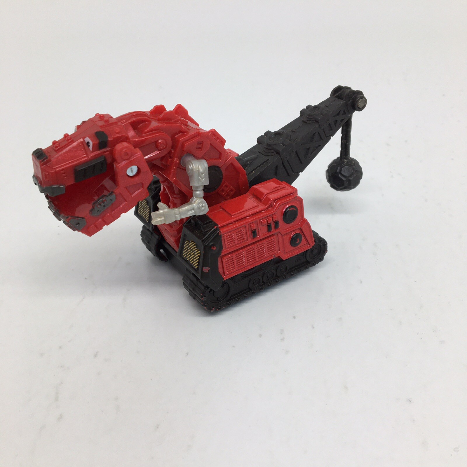 Mattel Dinotrux Ty-Rux Dinosaur Diecast 2015 Red 4 1/2" Long 2 1/2 ...