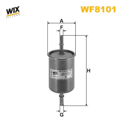In-Line Engine Fuel Filter For Seat Cordoba 6K1 6K2 1.0 | Genuine WIX ...
