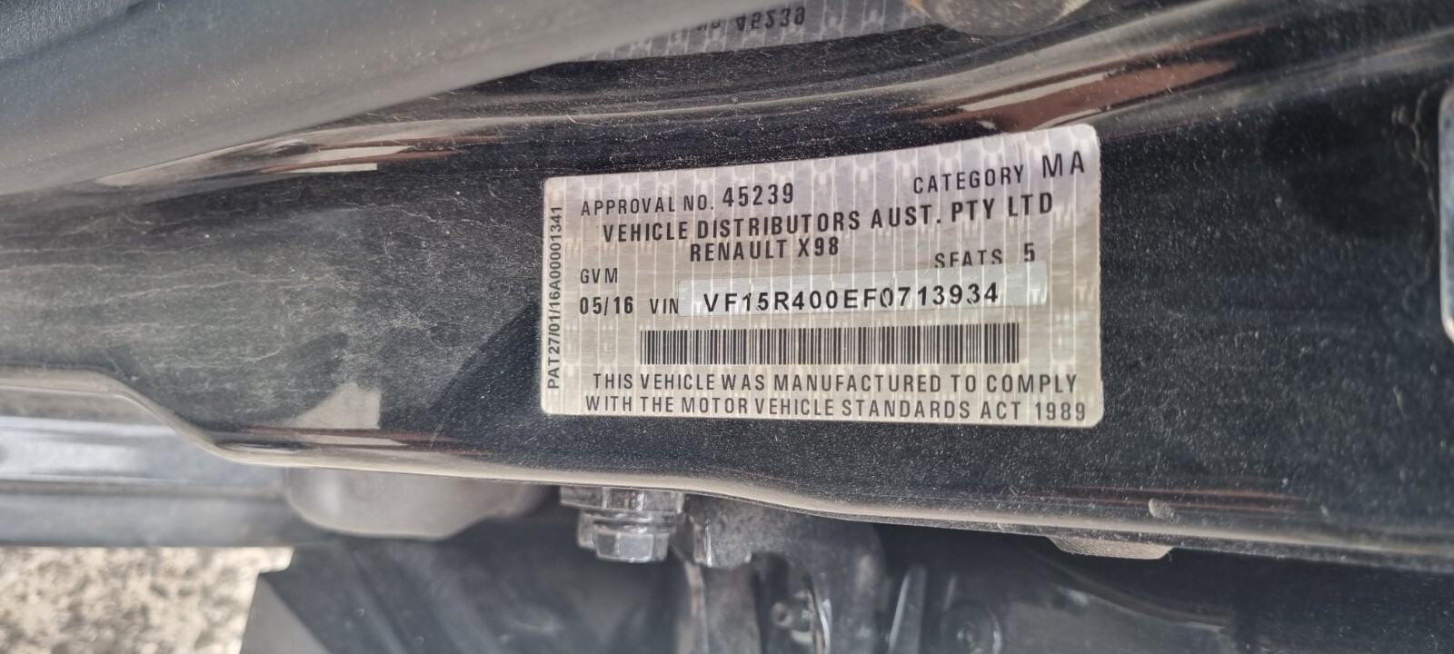 RENAULT CLIO REAR BUMPER X98, 1.2L PETROL, 01/13-12/19, TEGNE ...