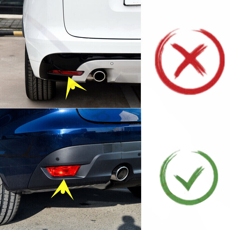 Left Rear Bumper Fog Light Tail Lamp Reflector For Jaguar F-Pace 2017 ...