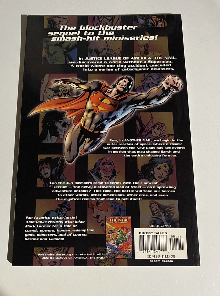 DC COMICS OOP JUSTICE LEAGUE OF AMERICA Another Nail COLLECTED TPB ...