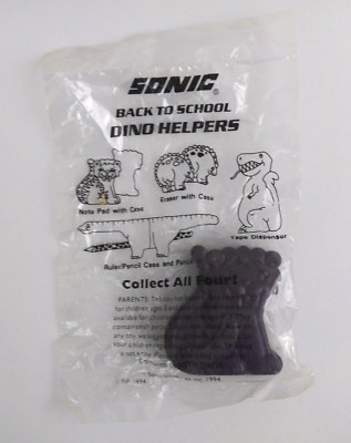 New 1994 Back To School Dino Helpers Sabertooth Tiger Notepad & Case ...