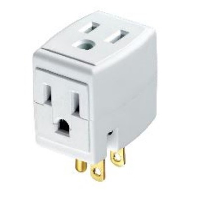 CUBE TAP GRND 3OUTLET WH | eBay
