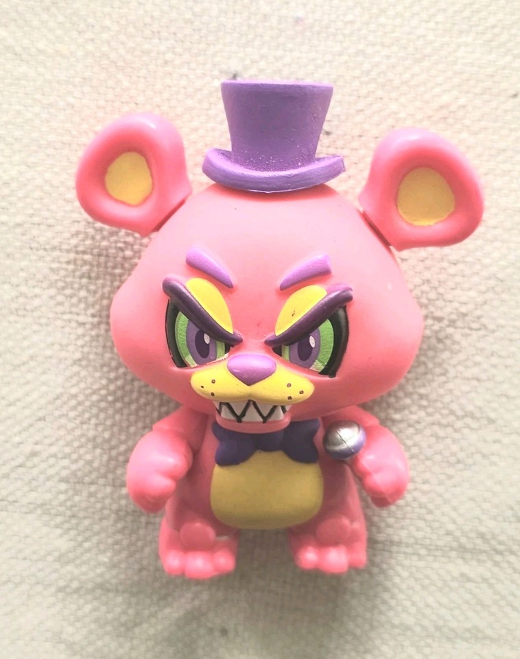Five Nights At Freddys Funko Mini Blacklight Pink Freddy 2.5" Figure | eBay