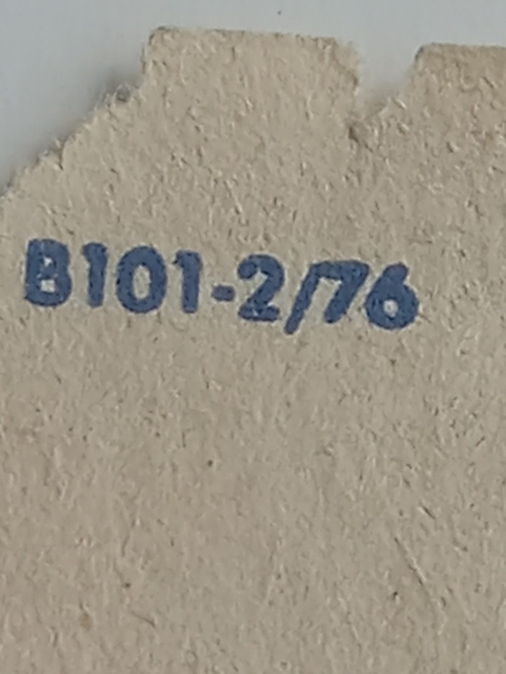 Vtg 1970s Zayre Department Store Dept. 77 Fabrics Paper Sales Receipt ...