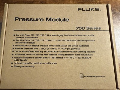 Fluke 750P05 Pressure Module - Range 0-30 PSI | eBay