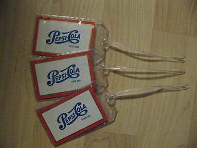 Pepsi Cola Luggage Tags - Repurposed Toledo OH Vintage Playing Card ...