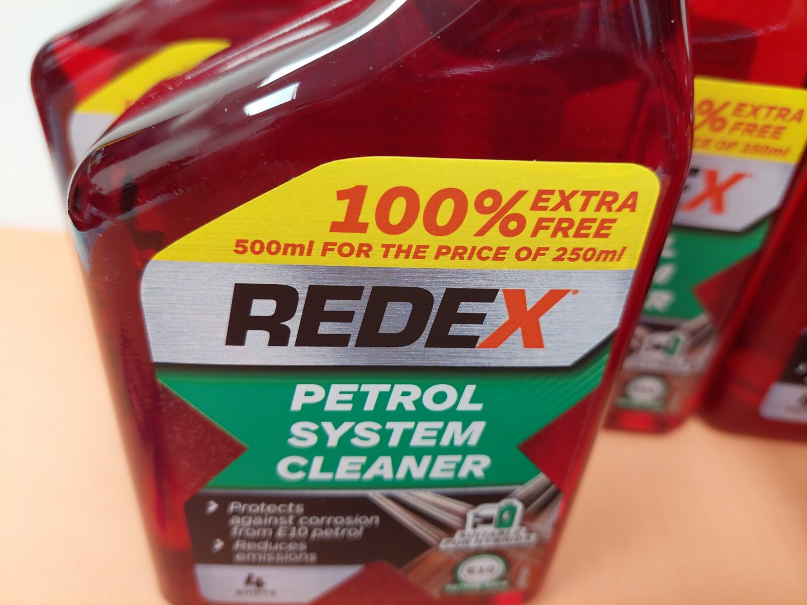 REDEX PETROL INJECTOR CLEANER FUEL SYSTEM TREATMENT CAR EXHAUST 500ML 6 ...