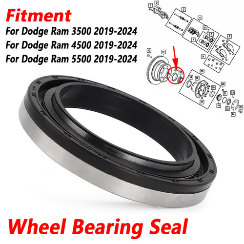 For Dodge RAM 3500 4500 5500 Pickup Wheel Bearing Seal 68454734AA 2019 ...