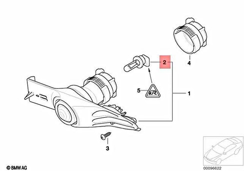 Genuine BMW 114 2472 2474 2477 2478 259R 259T 59C1 59C2 Bulb OEM ...
