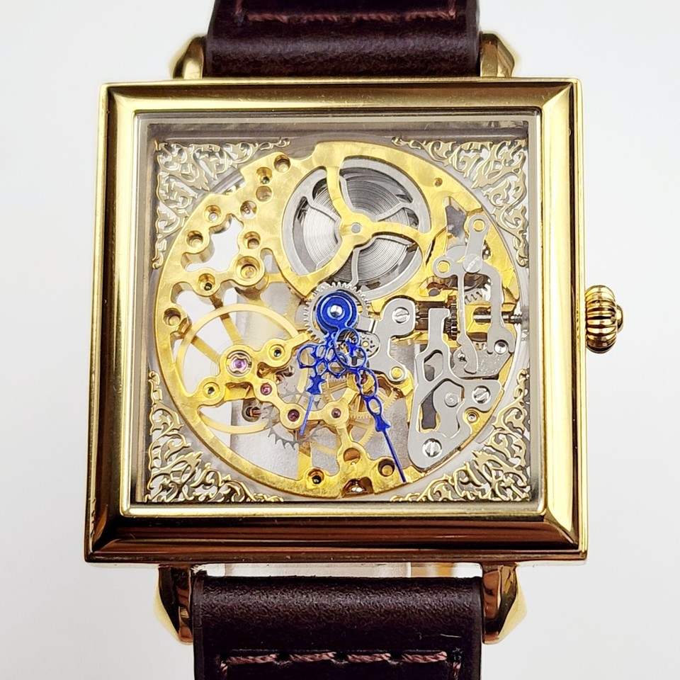 Men's SKELETON Watch STAUER 20879. Manual Wind | eBay