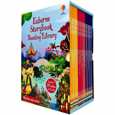 Usborne Storybook Reading Library 30 Books Collection Boxed Set Level 1 ...