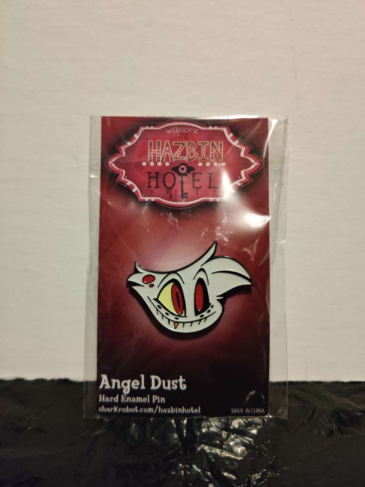 Rare Hazbin Hotel Angel Dust Pin - Gem