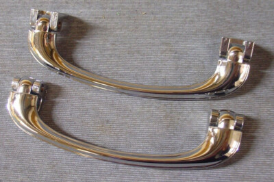 NEW PAIR OF CHROME INTERIOR GRAB HANDLES FOR MGB MIDGET MIDGET SPRITE ...