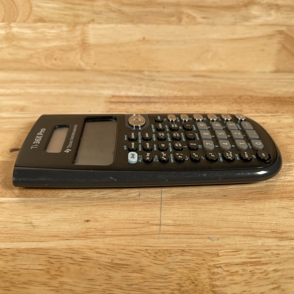 Texas Instruments TI-36X Pro Black LCD Display Engineering/Scientific ...