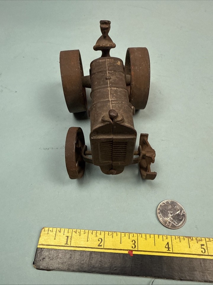Antique 1920/30s Arcade Hubley Fordson Cast Iron Tractor w/Driver Parts ...