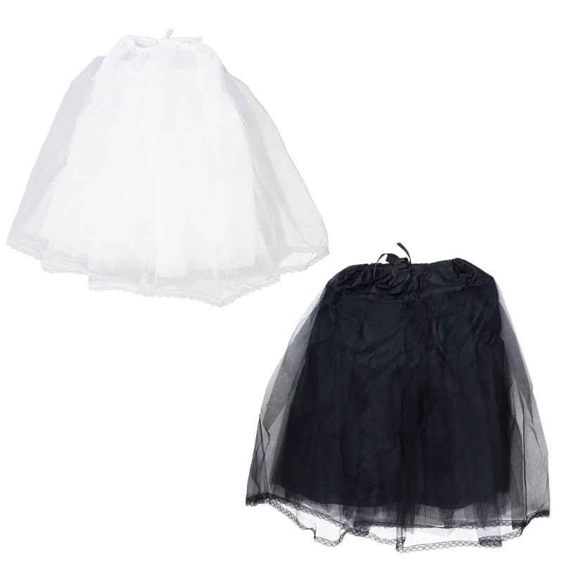 3-layer Hard Net Soft Support no Hoop Wedding Dress Fluffy Petticoat ...