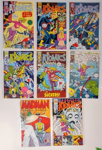 THE ATOMICS #1-15 + King Size Special Michael Allred Comics Madman ...