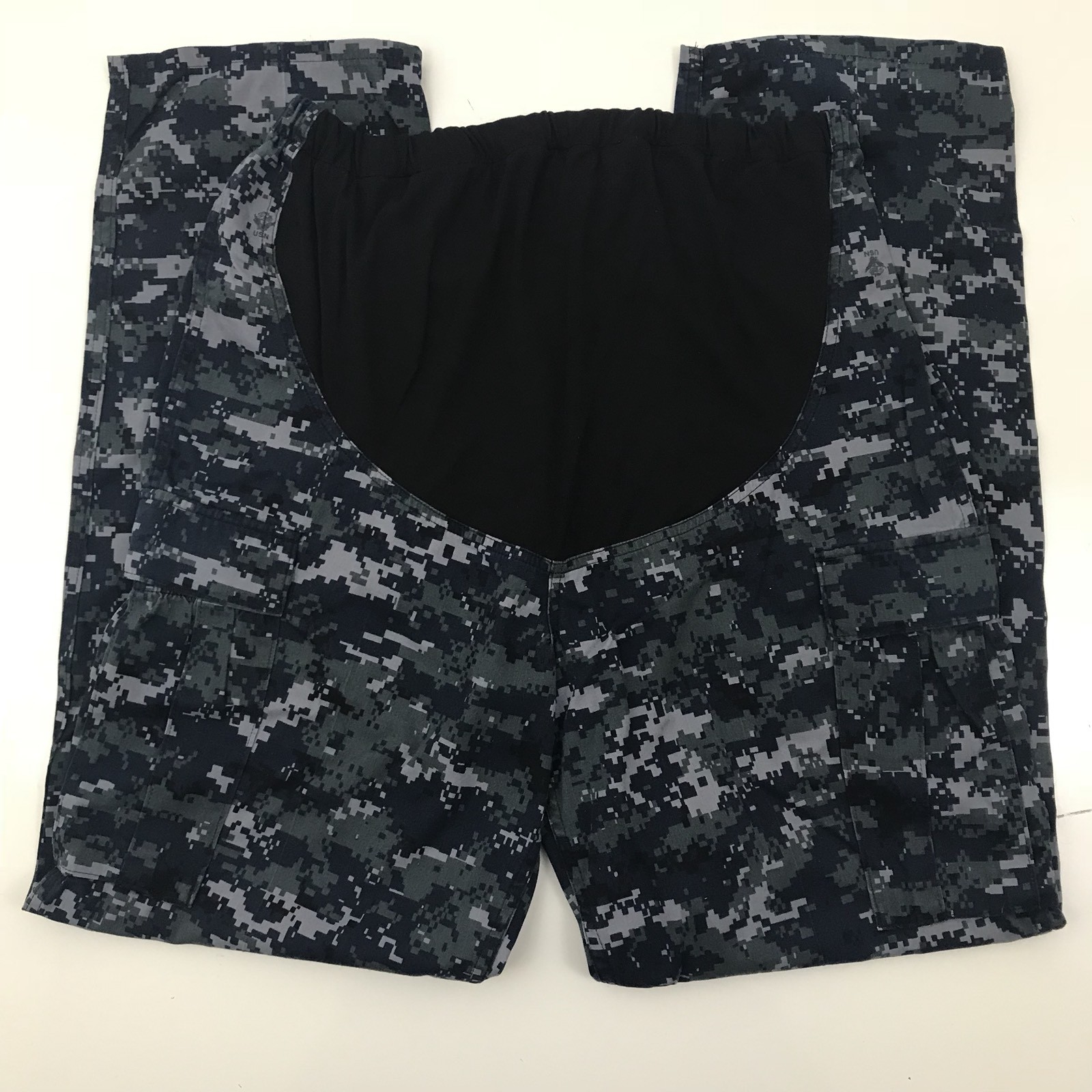 US Navy Uniform Blue Camo Maternity Pants Cargo Women… - Gem