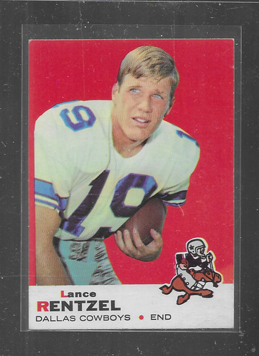 1969 TOPPS FOOTBALL # 31 LANCE RENTZEL NICE CARD | eBay