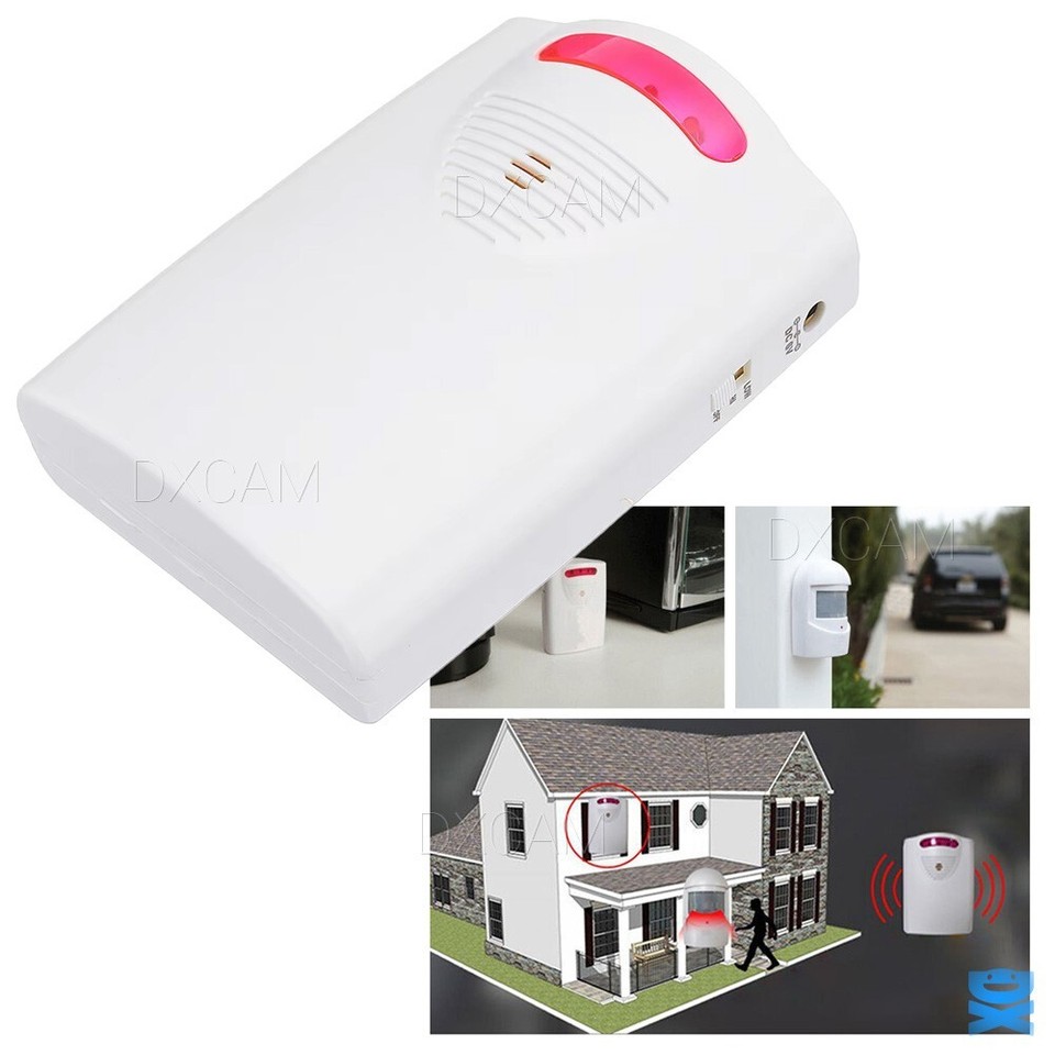 Driveway Alarm Wireless Infrared Motion Sensor Home Garage Alert ...