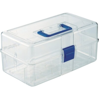 TRUSCO PLASTIC CLEAR TOOL BOX (325x196x160mm) TCRBOXF | eBay