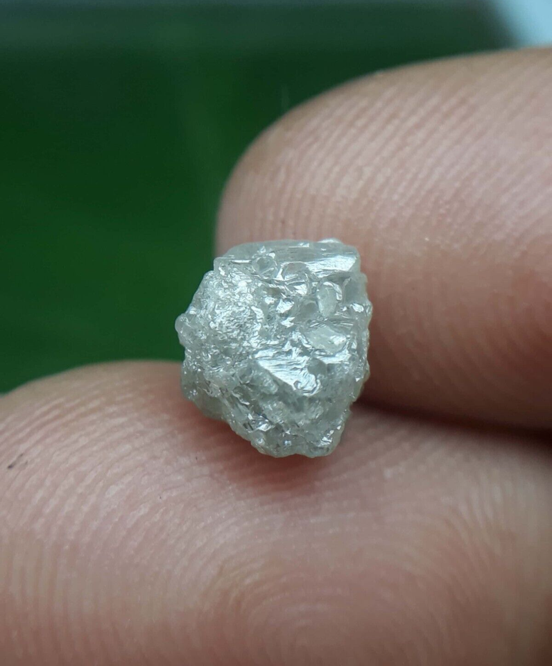 1.70 Ct, Silver White Rough Diamond Natural Raw Diamond Uncut Diamond ...