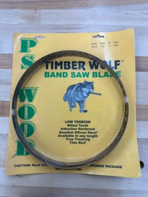 Timber Wolf Bandsaw Blade 3/4" x 99-3/4" 3 TPI -- Unopened in packaging ...