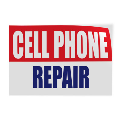 Decal Stickers Cell Phone Repair Promotion Business Vinyl Store Sign ...