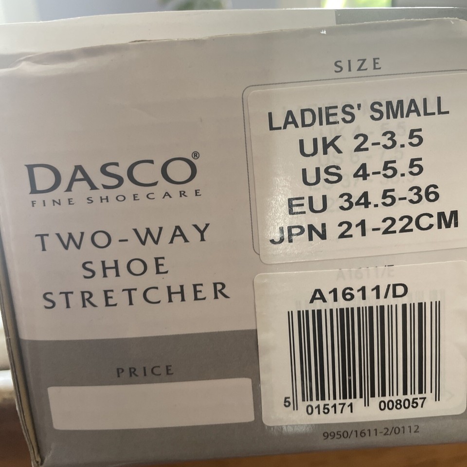 New-in-Box DASCO Two-Way Shoe Stretcher Men's S or L; Women's S or M | eBay