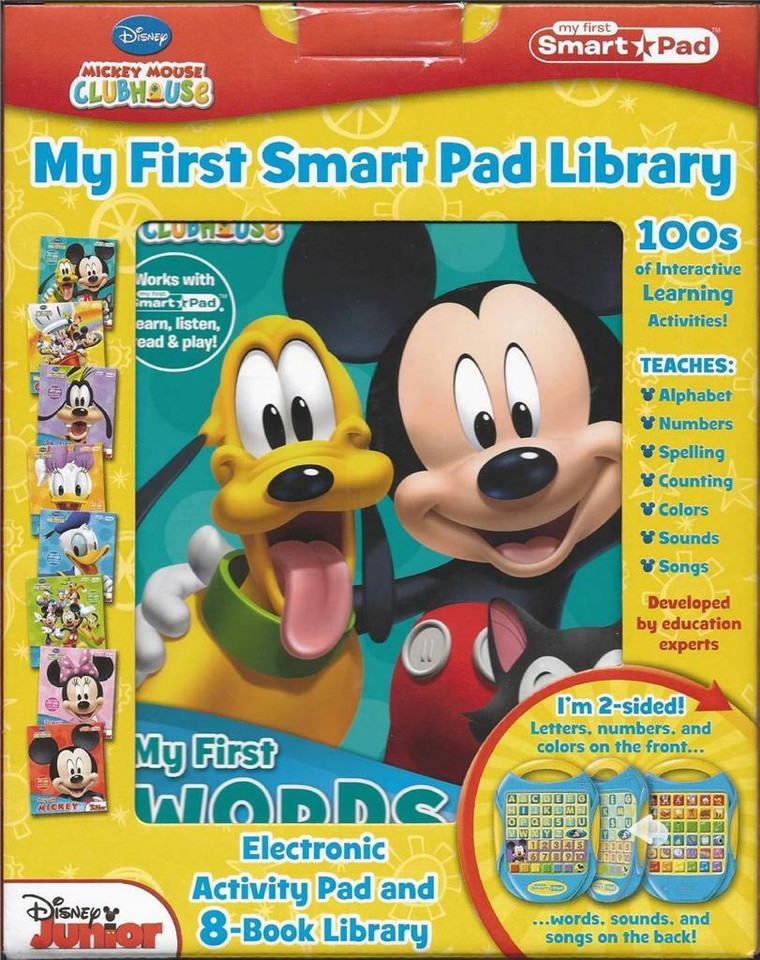 My First Smart Pad World Disney Mickey Clubhouse 8 Books Library New ...